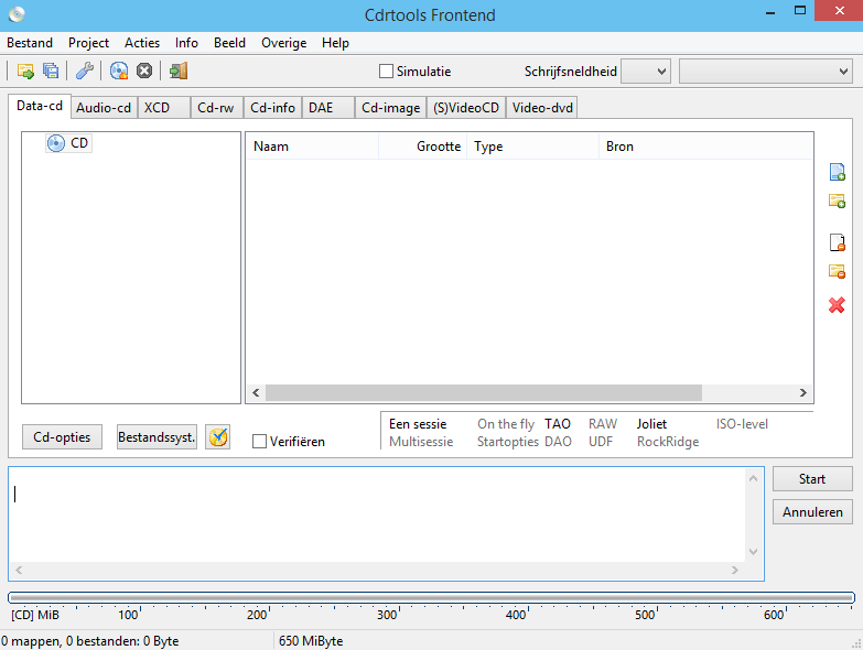 Cdrtools Frontend 1.5.3 | GratisSoftware.nl Downloads