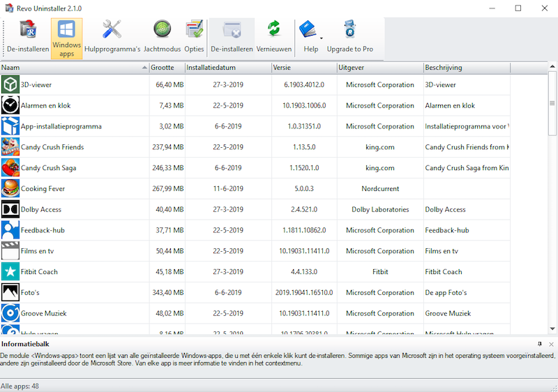Revo Uninstaller | GratisSoftware.nl Downloads