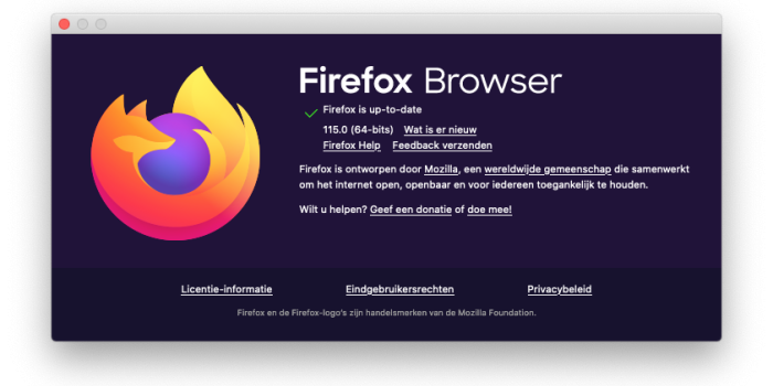 Firefox 115 heeft diverse kleine verbeteringen en is nieuwe ESR ...