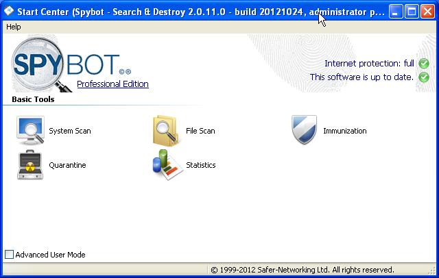 Spybot - Search & Destroy 2.0 | GratisSoftware.nl Downloads